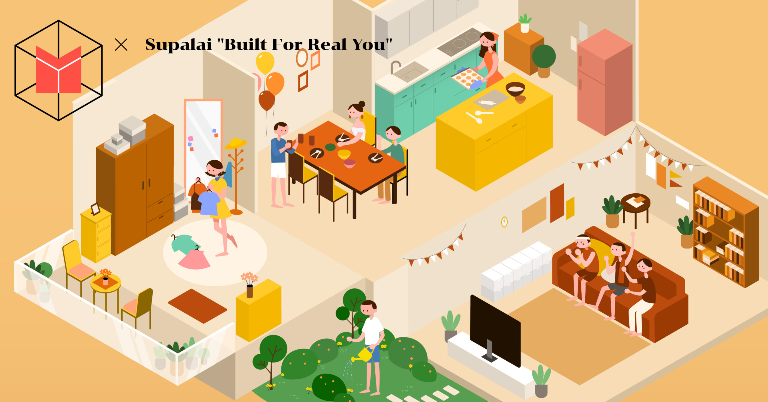 เพราะ “ตัวตน” คนรุ่นใหม่ เล่าได้ผ่านทุกตารางนิ้วของพื้นที่บ้านและคอนโด