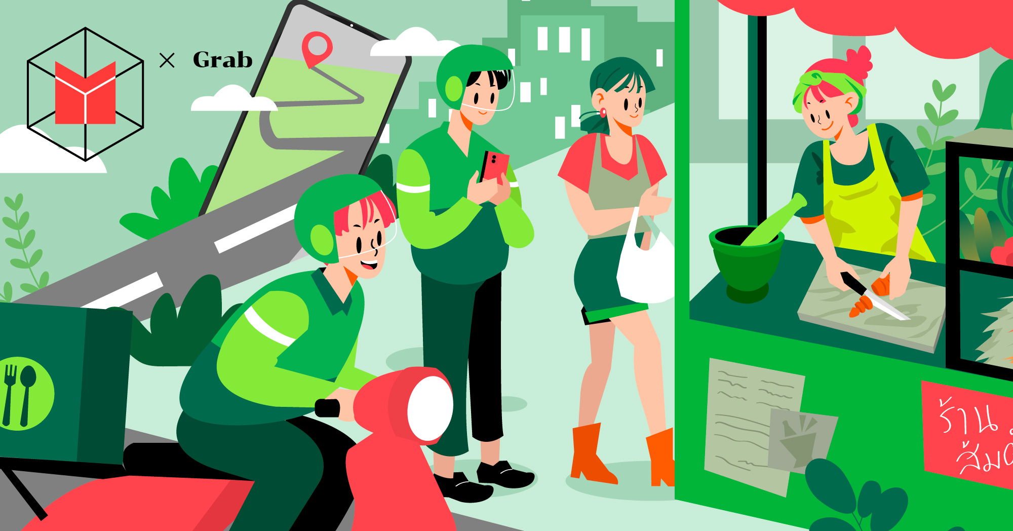 คนขายแฮปปี้ คนสั่งรู้สึกดี: เบื้องหลังแคมเปญจาก Grab ที่ช่วยให้ร้านเล็ก ...
