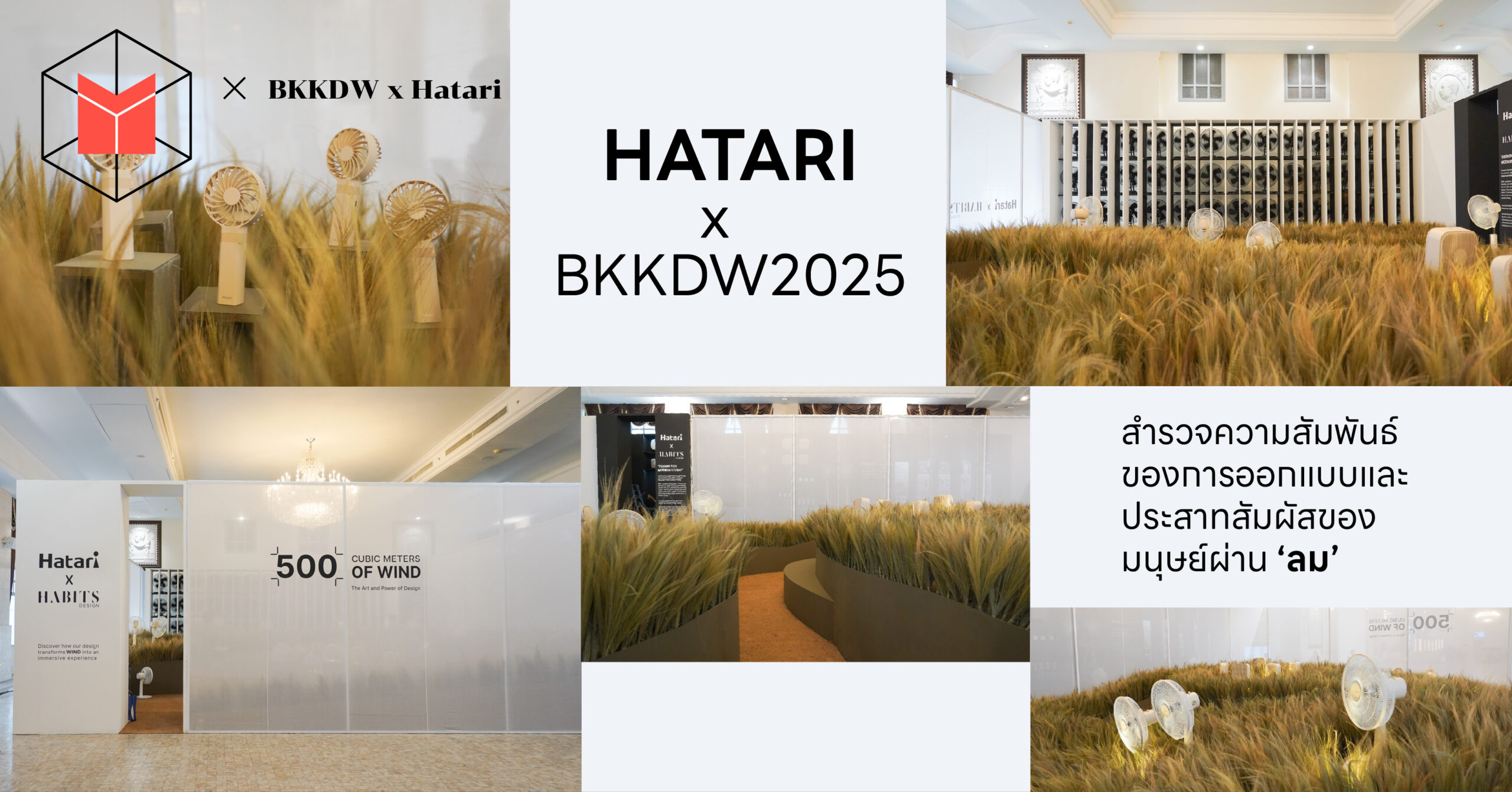 Hatari x BKKDW 2025: ความสัมพันธ์ของการออกแบบและประสาทสัมผัสของมนุษย์ ...